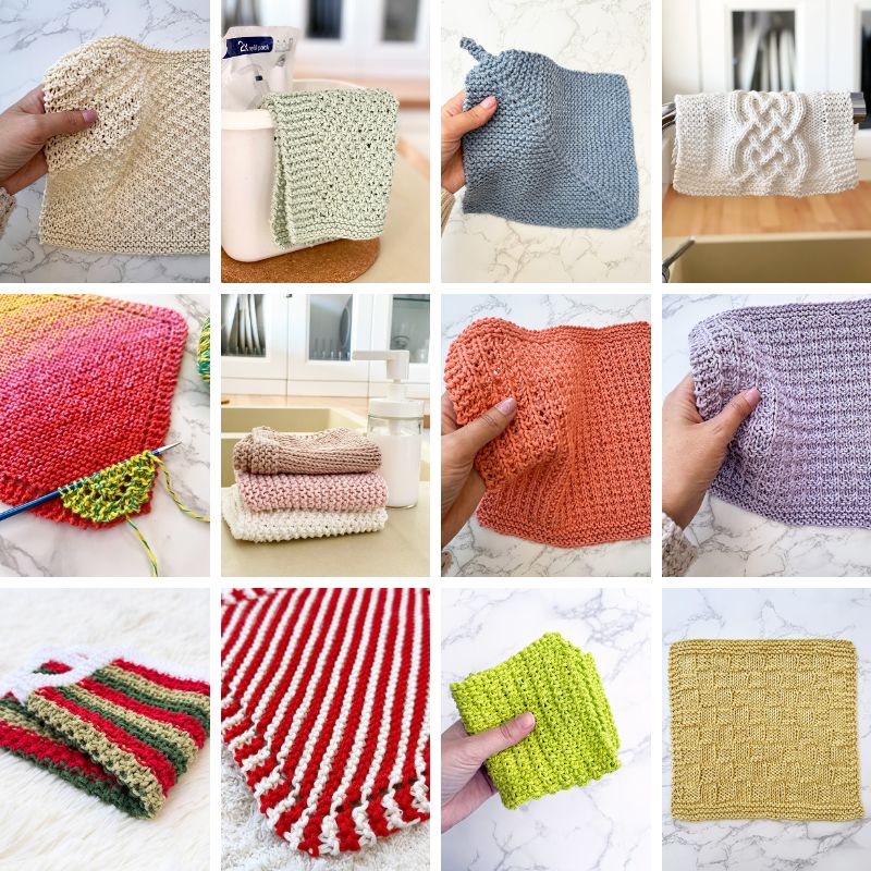Dishcloth Knitting Pattern Bundle (13 Patterns) – Handy Little Me Shop